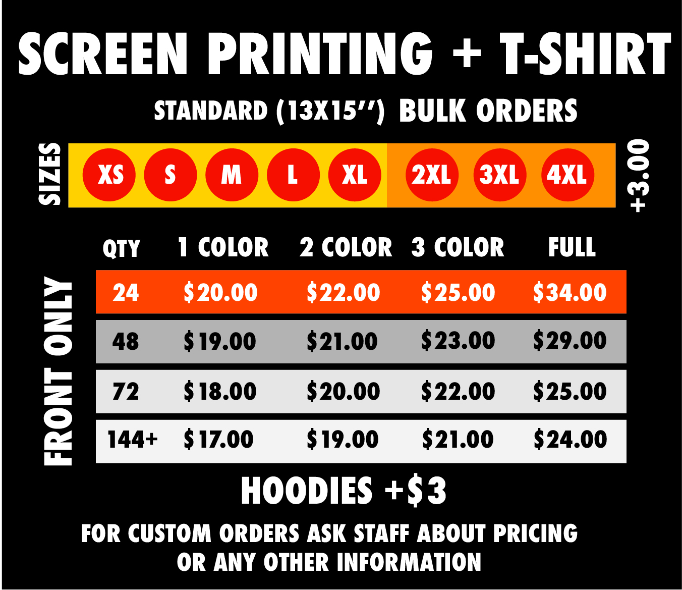 Price-List – Printing Depot NYC
